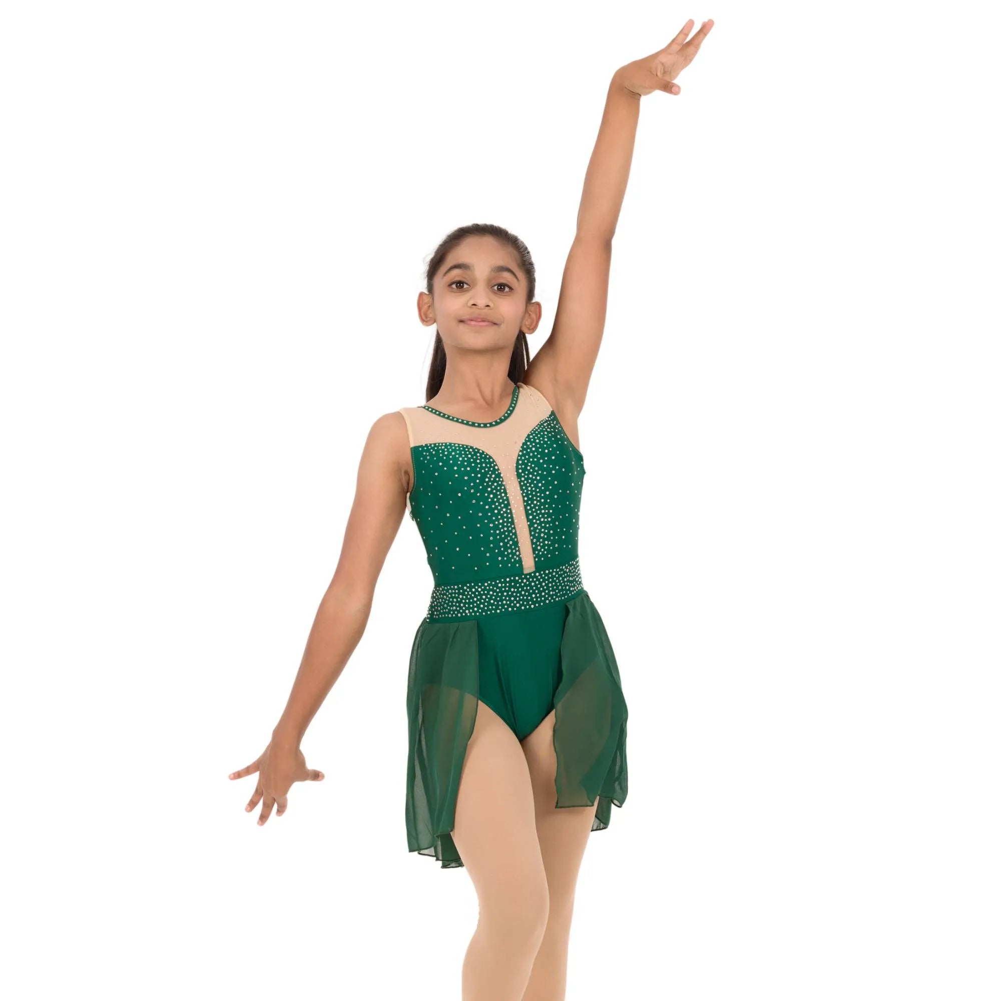 Skirted Dance dress with Cross Back Straps - IKAANYA