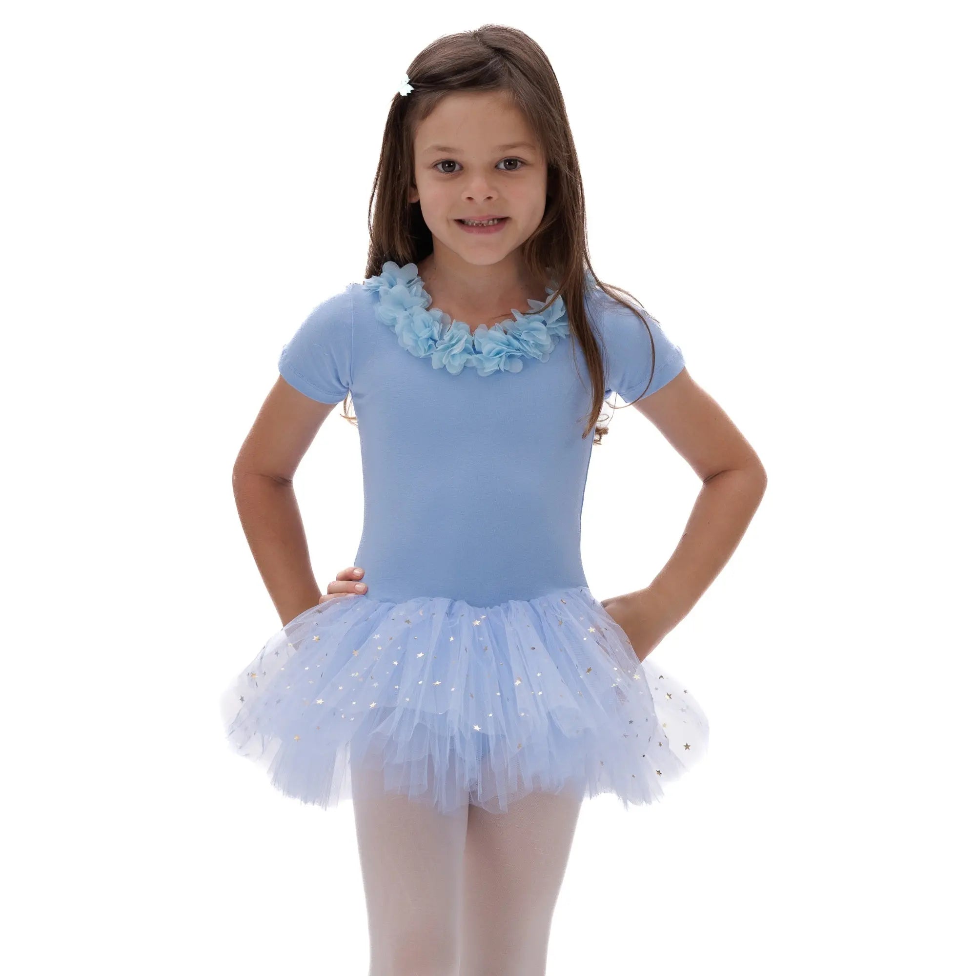 Ballet Floral Performance Leotard Dress - IKAANYA