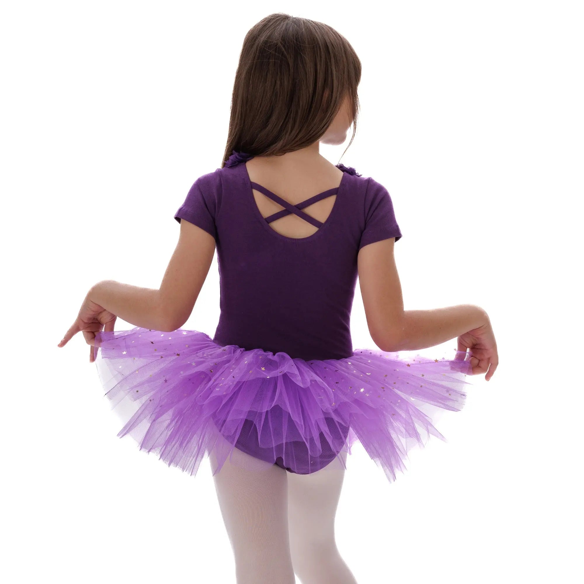 Ballet Floral Performance Leotard Dress - IKAANYA