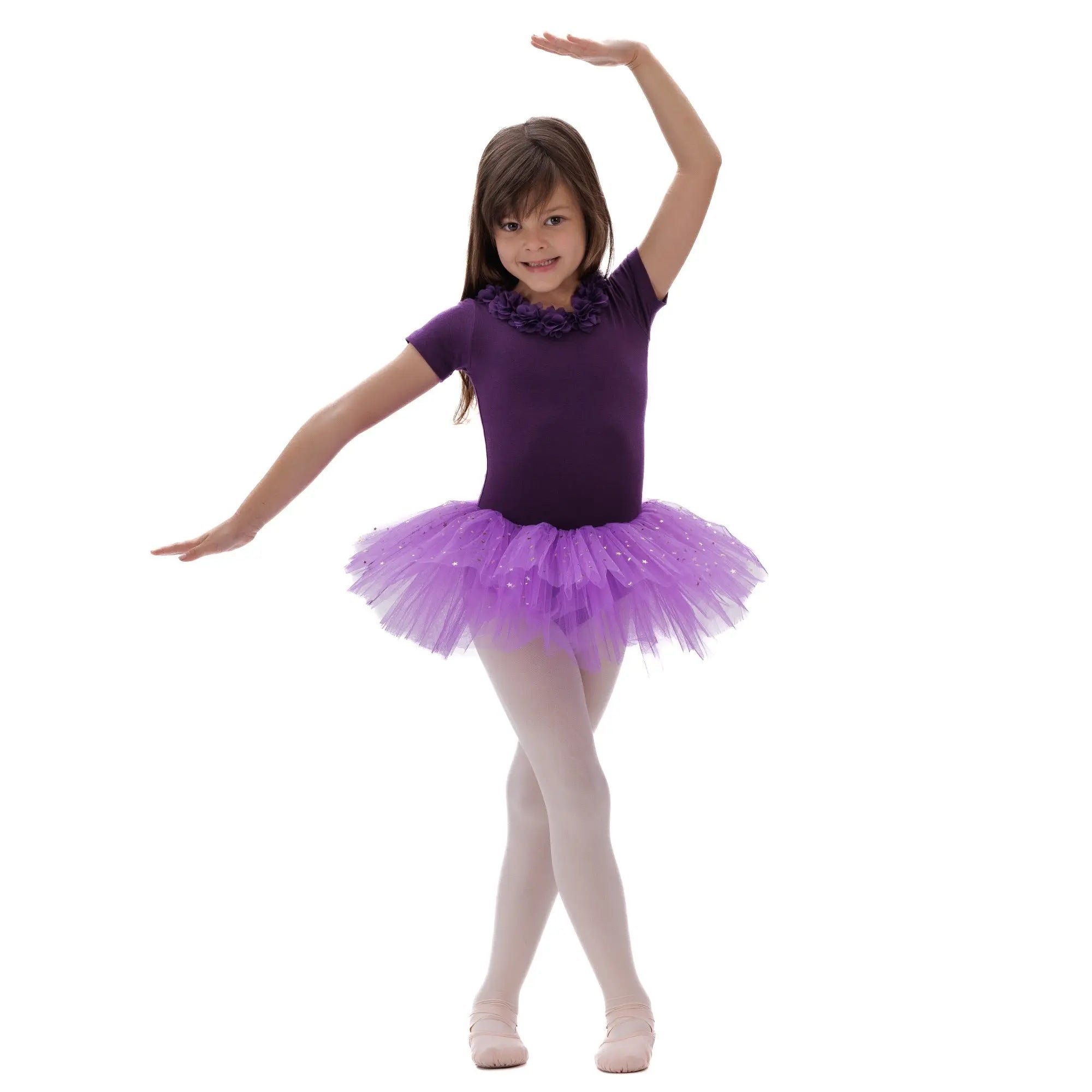 Ballet Floral Performance Leotard Dress - IKAANYA