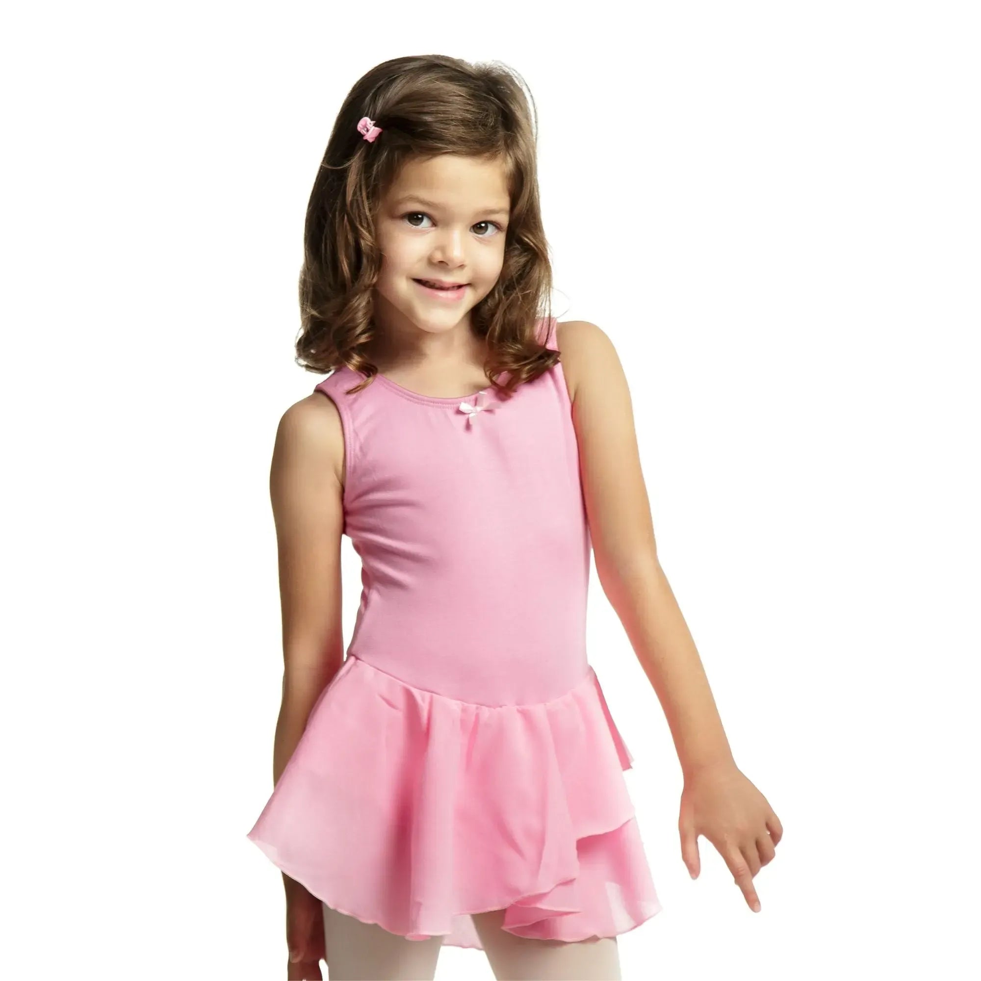Halo Chiffon leotard dress - IKAANYA
