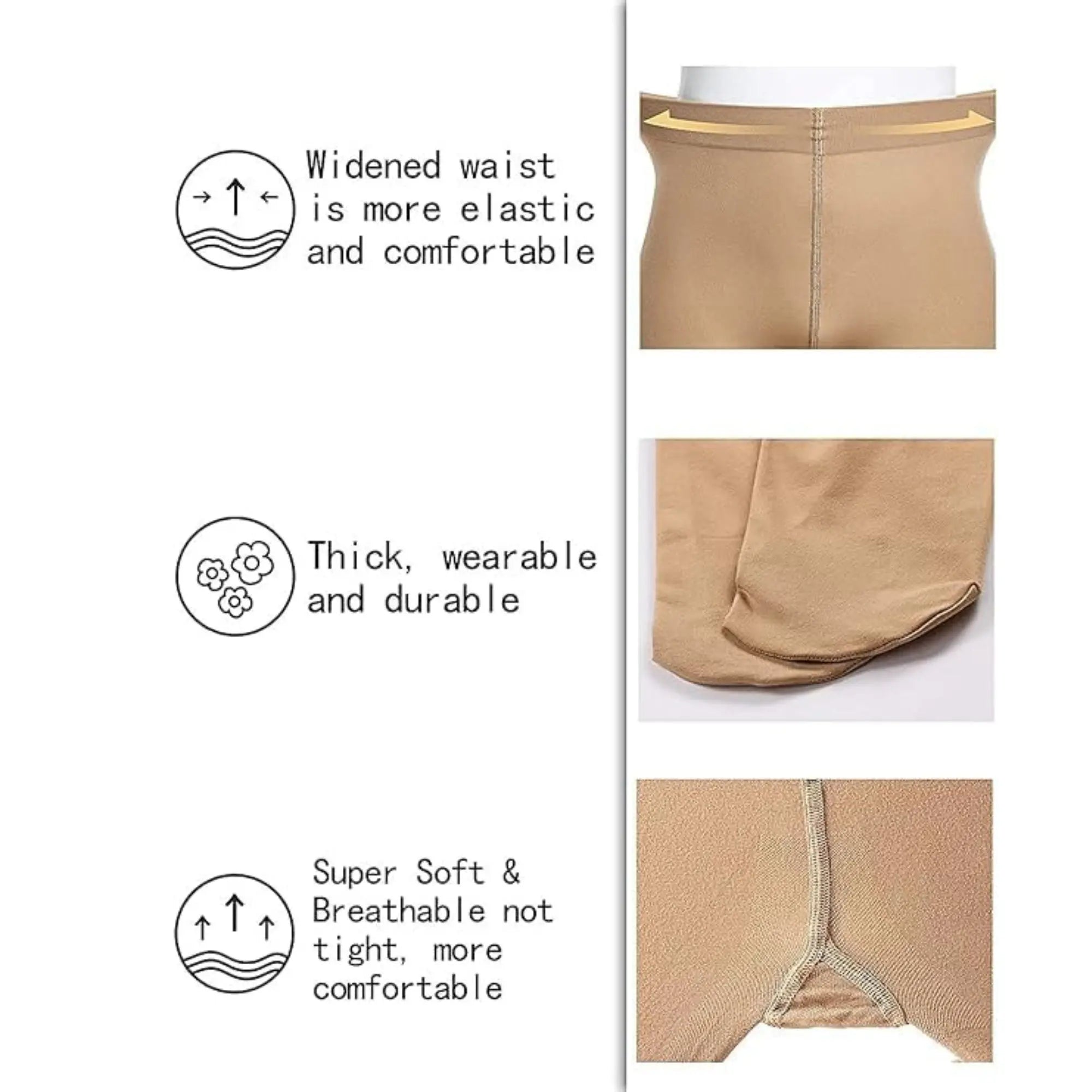 3-pcs Combo Ballet Professional Footed Tights - IKAANYA