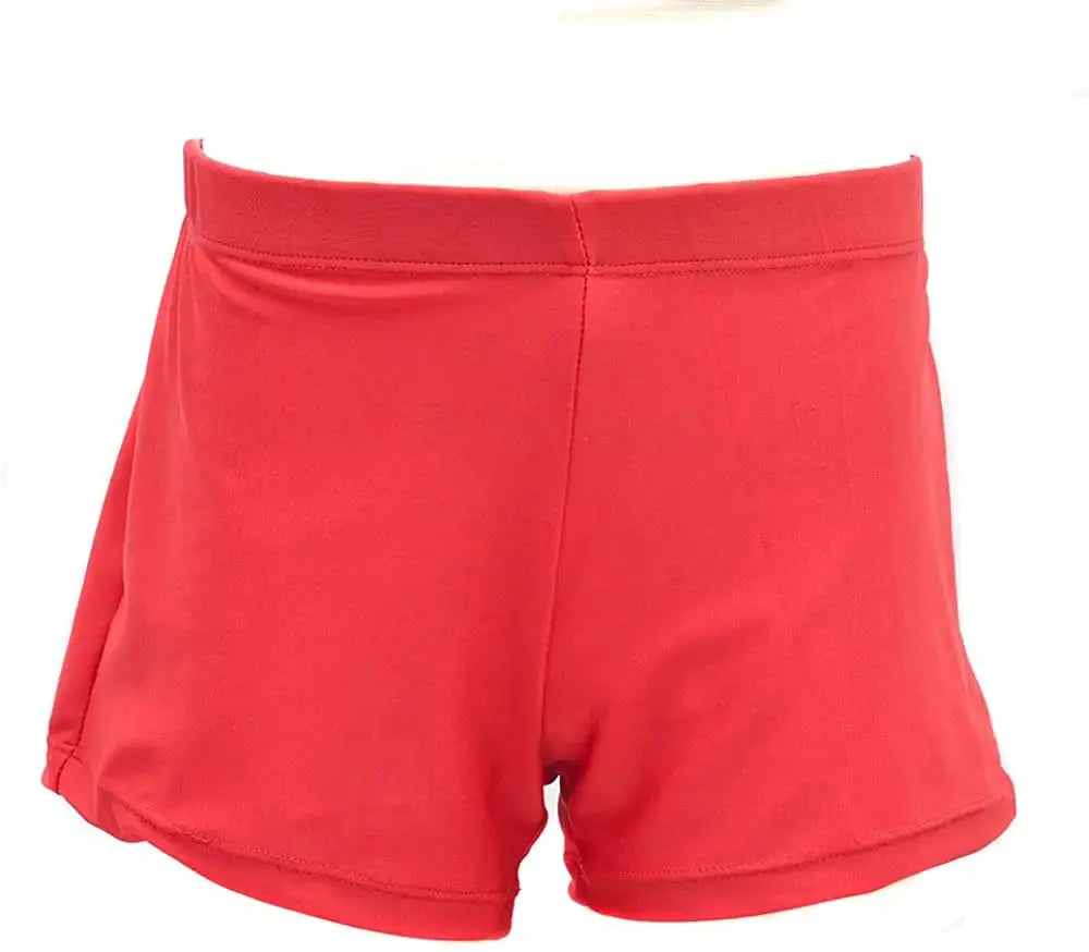 Red Sublimation Boys Leotard with Shorts combo - IKAANYA